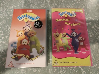 Teletubbies VHS Bundle x 2 Nursery Rhymes & Musical Playtime | eBay ...