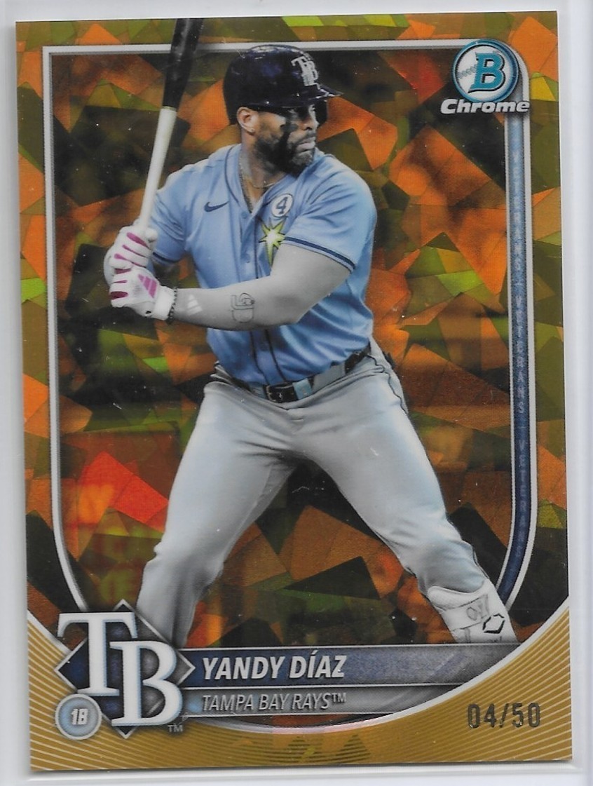 2025 Bowman Chrome Sapphire Edition - Yandy Diaz #43 Gold /50 online ...