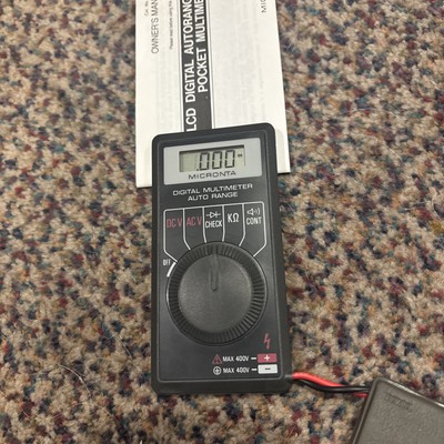 Micronta LCD Digital Autoranging Pocket Multimeter | eBay