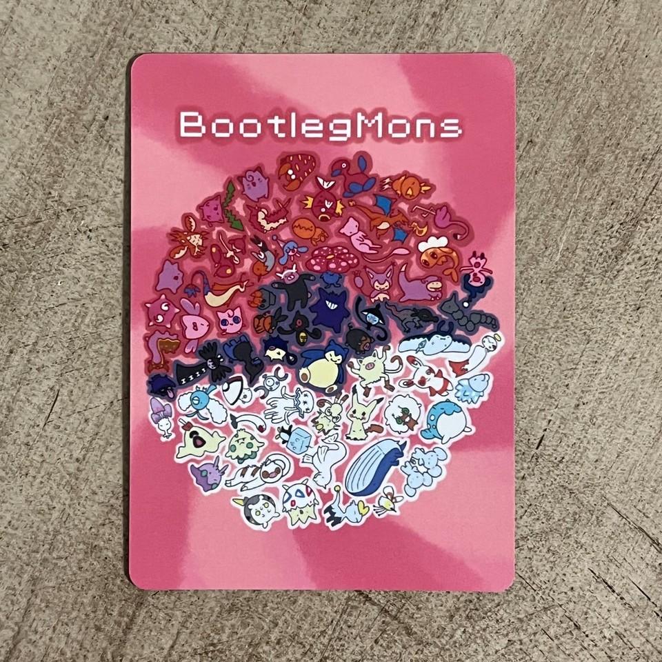 Croagunk Frogger Bootlegmons Shiny Fan Art Textured Holo | eBay