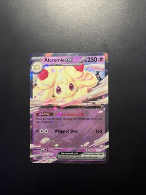 ALCREMIE EX 075/159 JOURNEY TOGETHER POKEMON DOUBLE RARE, NM | eBay
