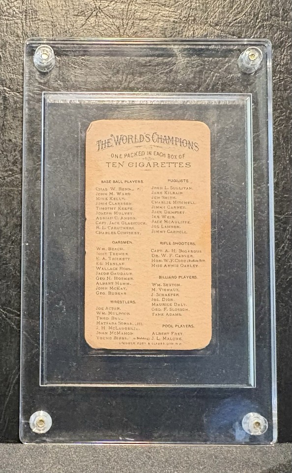 1887 Cap Anson Novelty Aged Reprint (Allen & Ginter) | eBay