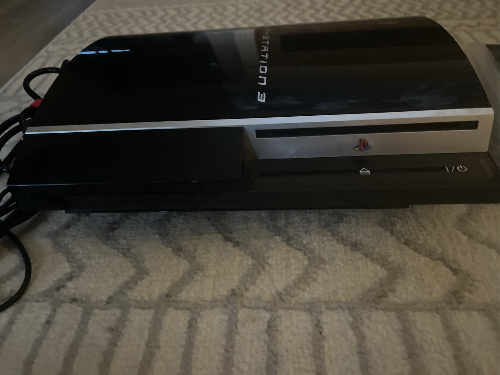 Sony PlayStation 3 80GB Console PS3 CECHL01, 2 OEM Controllers, Cords ...