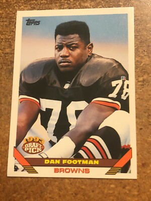 1993 Topps Football # 449 1993 Draft Pick Dan Footman RC | eBay