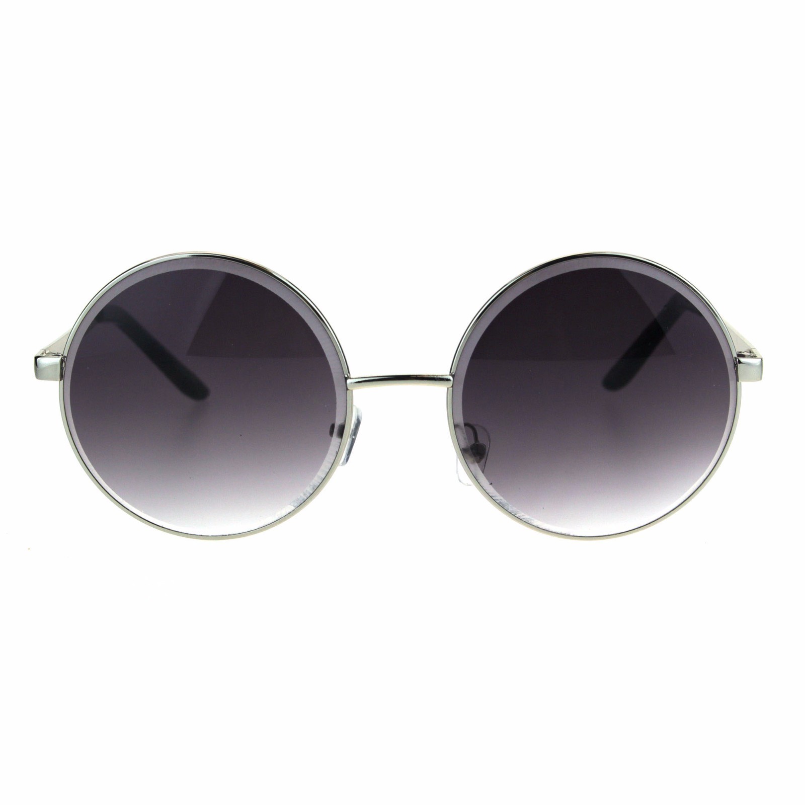 Women's Fashion Sunglasses Round Circle Frame Beveled Lens Shades UV400 ...