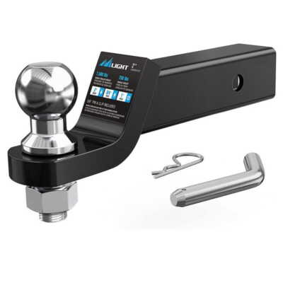Nilight Hitch Ball Mount w/ 2 Inch Ball Mount | 5/8 Inch Hitch Pin Clip ...