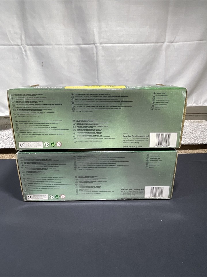 Modern Armor Battery Operated Tank Lot Sherman M4A3 And King Tiger ...