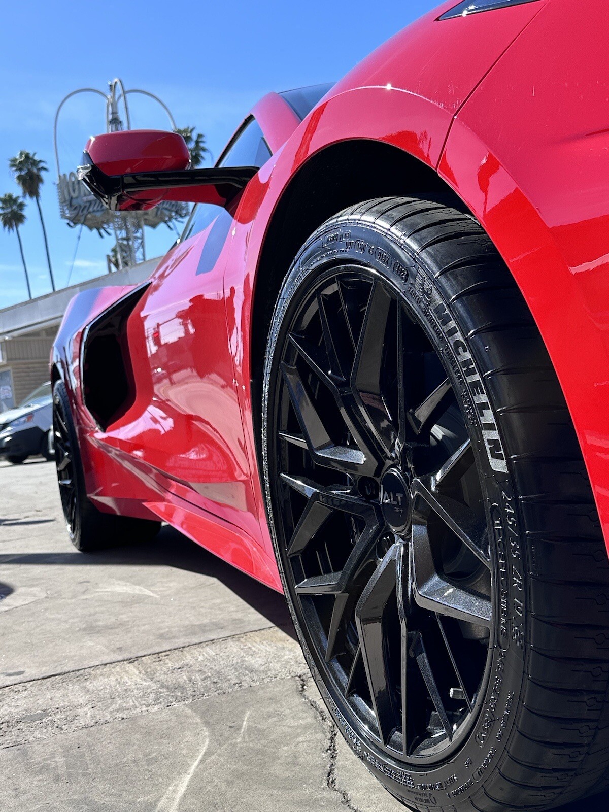 19" 20" ALT Velocity Rotary Forged Carbon Flash wheels rims for C8 ...