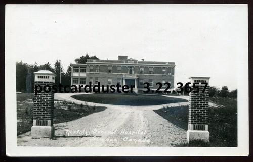 SIMCOE Ontario 1930s Norfolk General Hospital. Real Photo Postcard | eBay