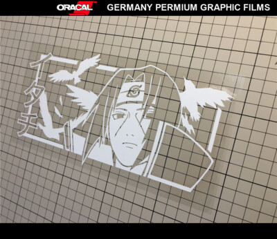 Itachi Uchiha Sticker Sharingan NARUTO Anime JDM Slap Decal Car ...