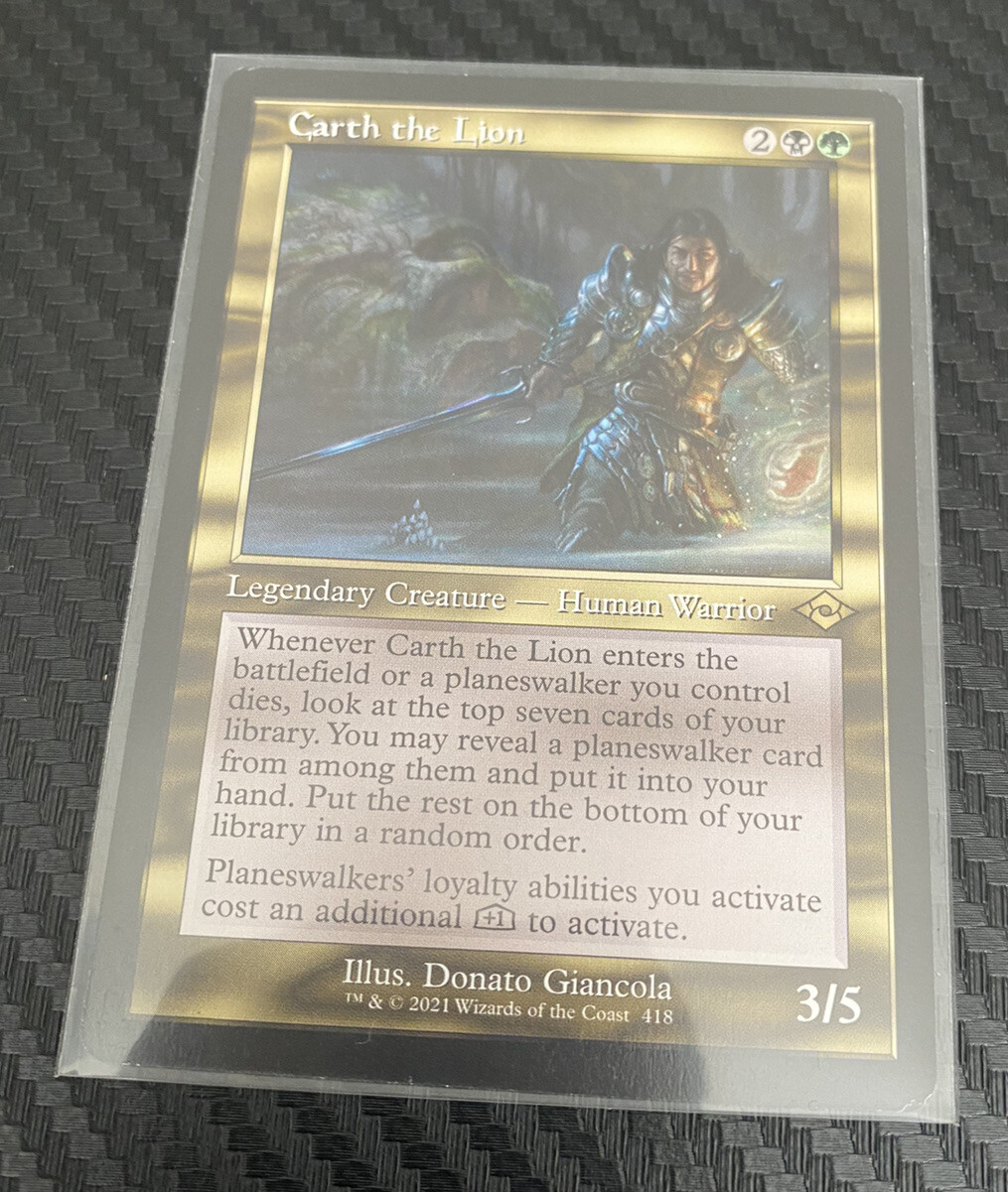 MTG Carth the Lion X1 MH2 Retro Modern Horizons 2 418 Regular Rare NM ...