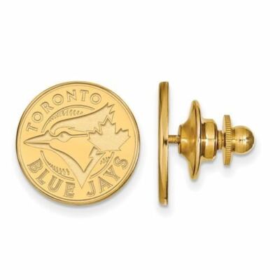 Sterling Silver Gold-plated MLB Toronto Blue Jays Pin | eBay