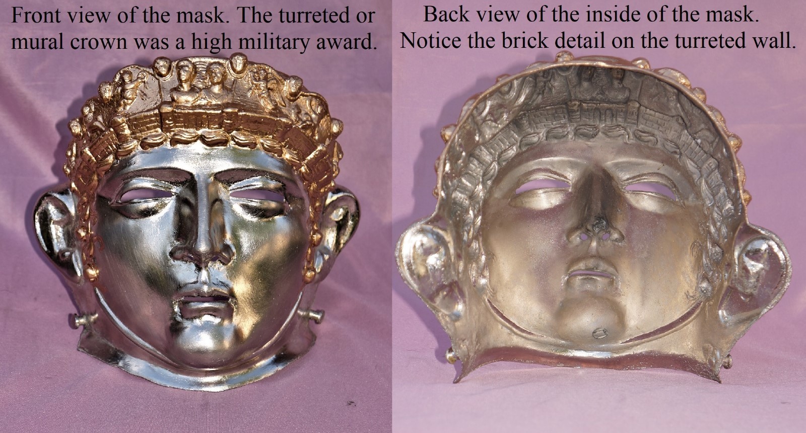 Roman Standard Bearer Signifer Masked Sports Cavalry Helmet Armor ...