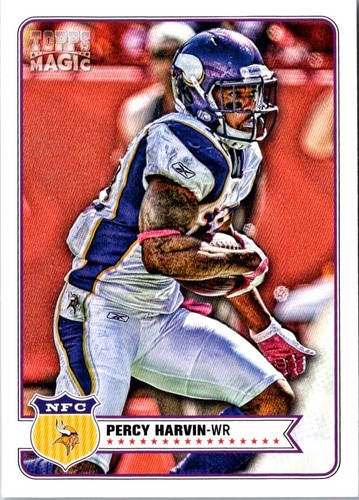 2012 Topps Magic Percy Harvin #138 Minnesota Vikings Football Card | eBay