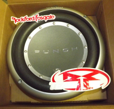 Pair Of Perfect Old School 10" Rockford Fosgate Punch P210S8 Stage 2 ...