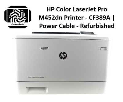 HP Color LaserJet Pro M452dn Printer - CF389A | Power Cable - No Toner ...