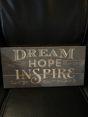 Home Highland Woodcrafters Signs Dream Hope Inspire | eBay
