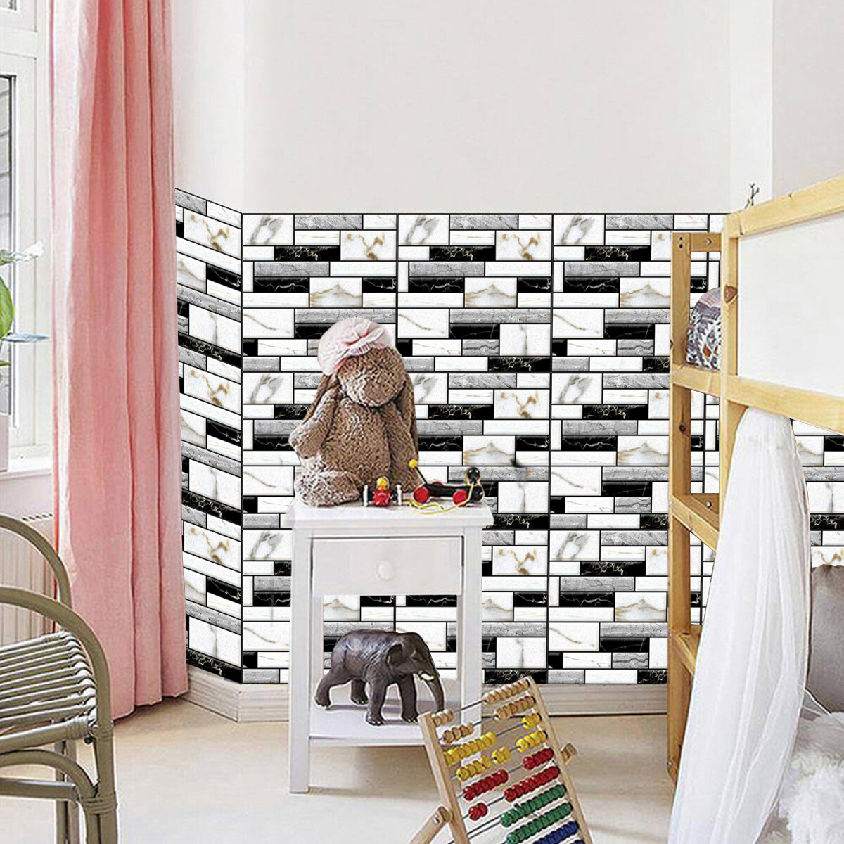 10X Peel & Stick 3D Tile Stickers Kitchen Backsplash Bathroom ...