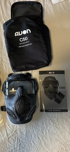 Avon C50 Gas Mask Size Medium , Gasmask With Bag/ FILTER INCLUDED | eBay