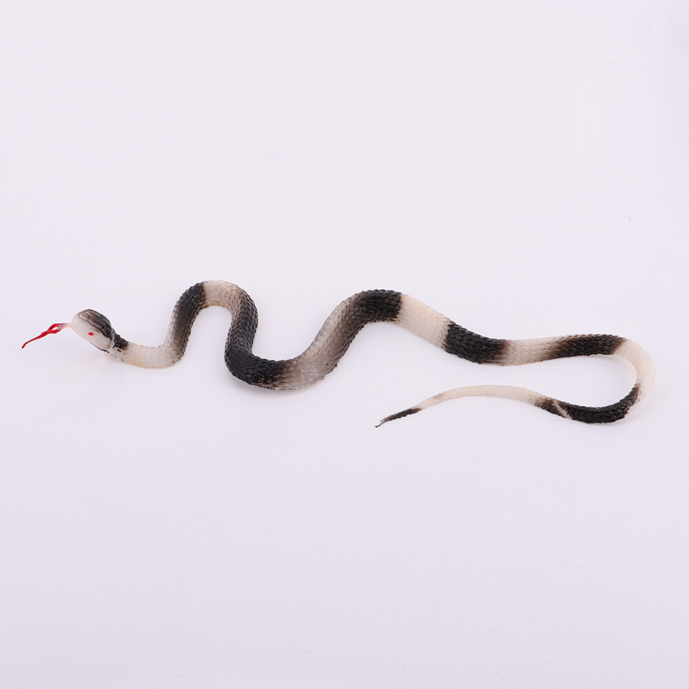 3pcs Rubber Rainforest Snakes Plastic Snake Toys Artificial Snake Toys ...
