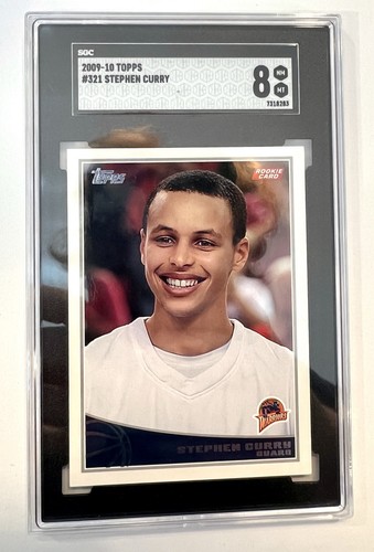Stephen Curry 2009-10 Topps Rookie Card (RC) #321 Warriors - SGC Graded ...