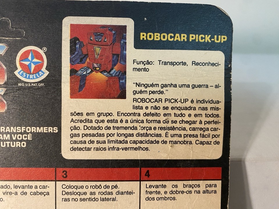 G1 Generation 1 Transformers Estrela Gears MOSC MOC NEW RaRe Brazil ...