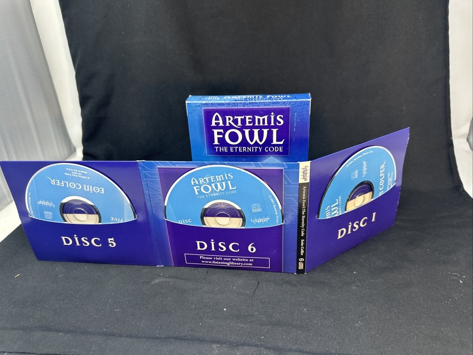 Eoin Colfer Artemis Fowl The Eternity Code Audiobook Unabridged CDs ...
