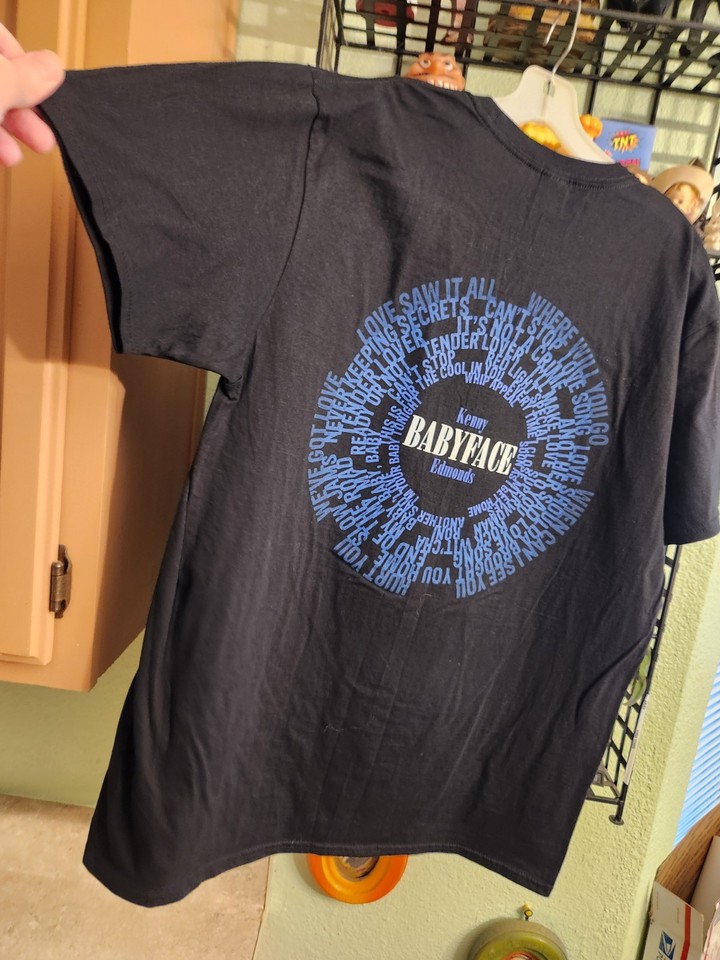 Babyface Double-sided Shirt Size XL LaFace Records R&B Music Singer ...