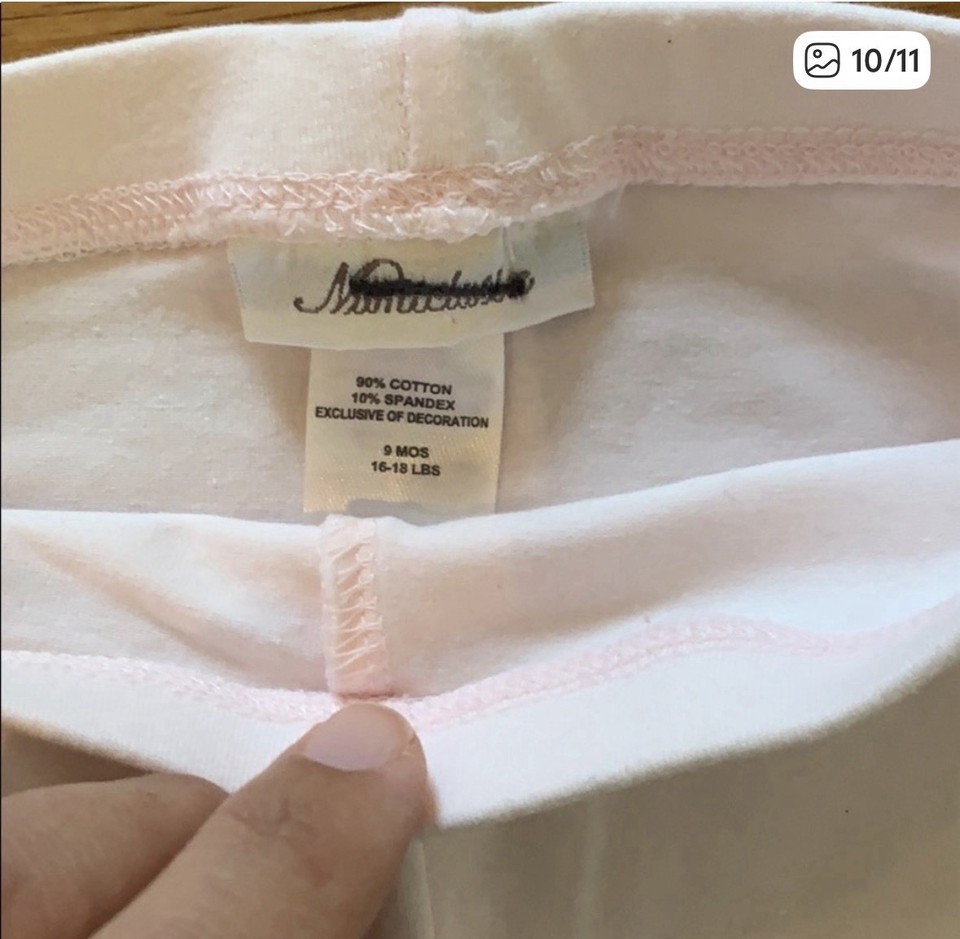 miniclasix pink ruffle tulle dress/leggings 9 Months | eBay