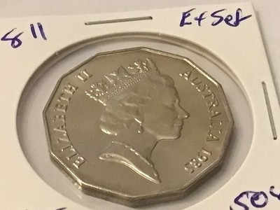 1985 50 cent coin unc pictured ex set 811 | eBay Australia