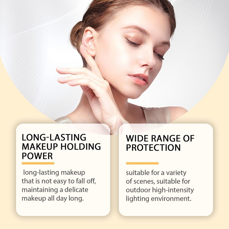 Mineral Sunscreen Setting Powder, SPF 35 Brush Sunscreen Powder for ...