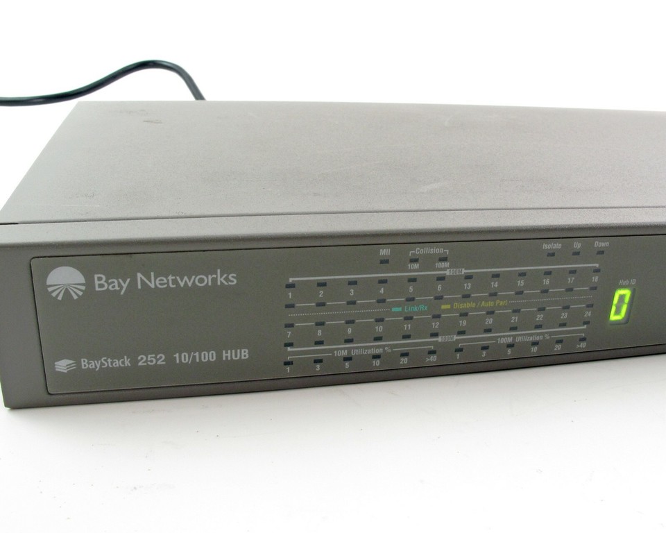 Nortel / Bay Networks BayStack 252 Network Hub 24-Port | eBay