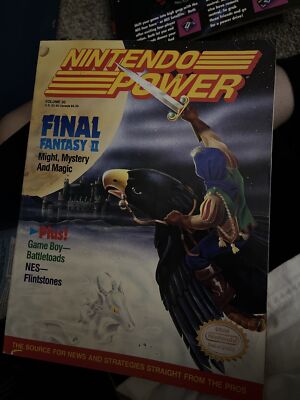 Vintage 1991 NINTENDO POWER Final Fantasy 2 Magazine Issue Volume 30 ...
