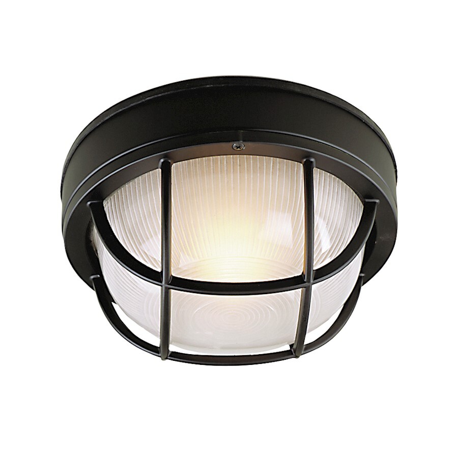 Craftmade Outdoor Bulkheads Small Flushmount, Black - Z394-TB | eBay
