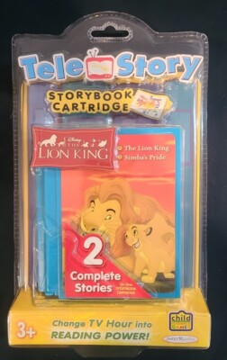 Tele Story Storybook & Cartridge W/2 Stories Disney's The Lion King ...