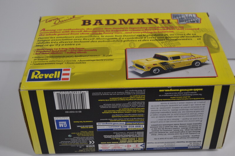 Revell Tom Daniel Badman II Classic '55 Chevy Metal Body 1/25 Model Kit ...