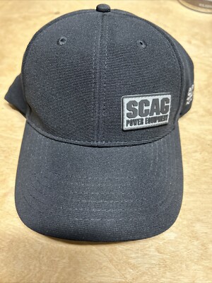 Original SCAG Power Equipment Mowers Baseball Solid Hook Loop Back Cap ...