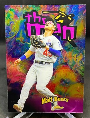 Matt Beaty 2020 Topps Finest The Man Insert #FTM14 Los Angeles Dodgers ...