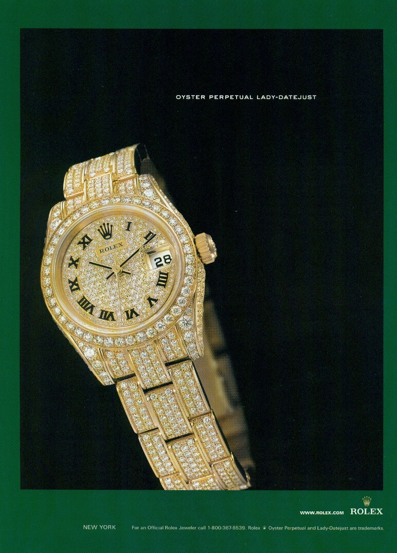 ROLEX WATCH MAGAZINE promo ad #011 ORIGINAL OYSTER AD "NOT A WATCH ...