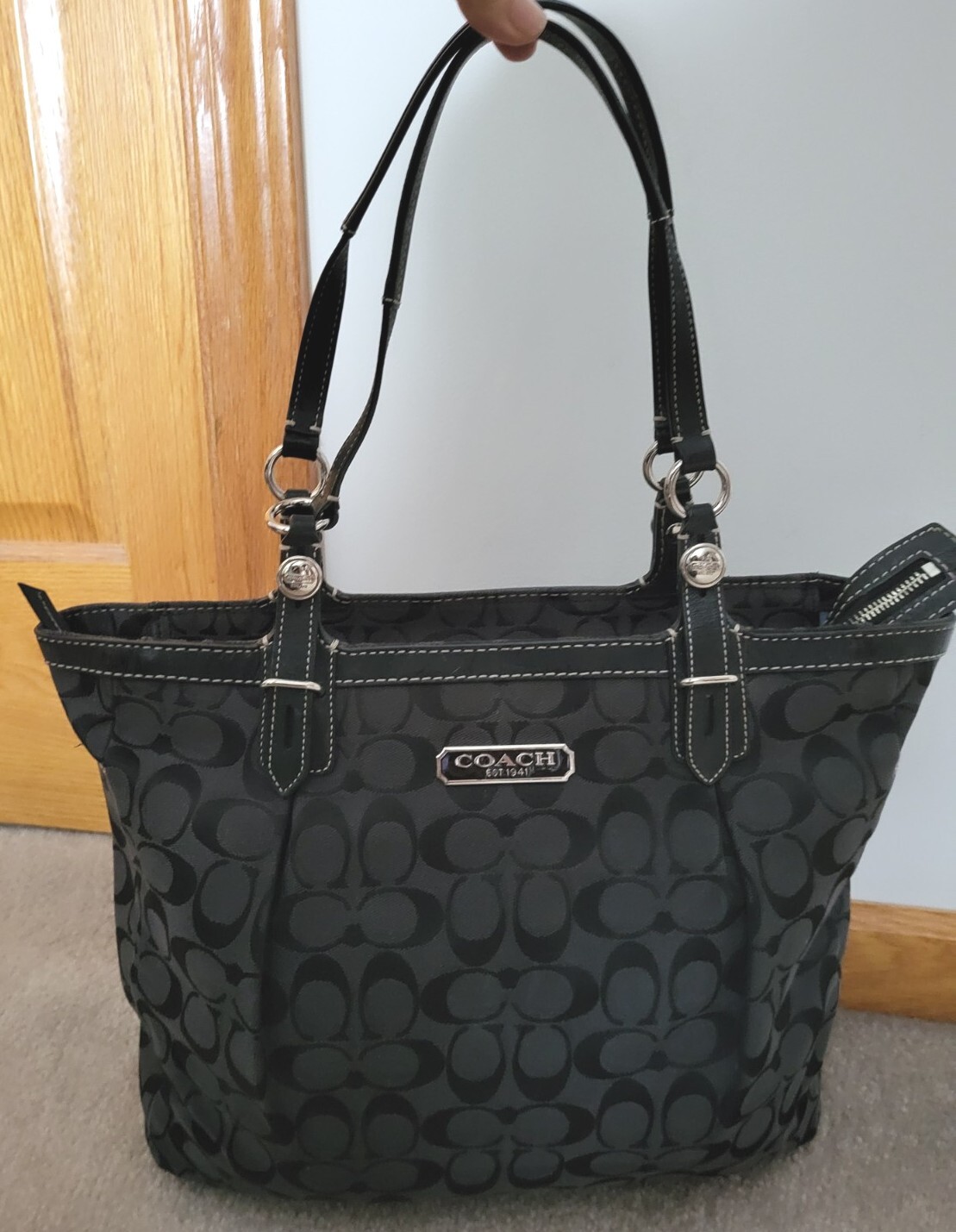 Coach F15156 Signature Canvas Gallery Tote Shoulder B… - Gem