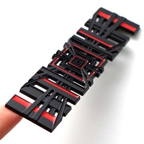 PLAID Emblem Car Rear Trunk Lid Badge For Model X S 3 Y Roadster Black ...