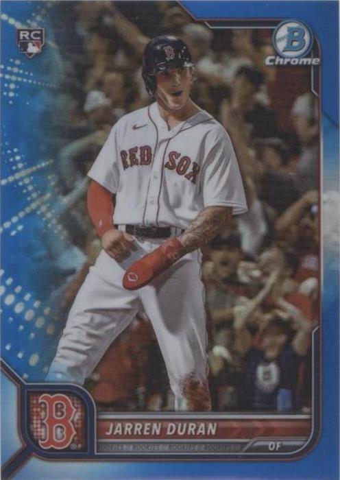 2022 Bowman Chrome - Jarren Duran #16 Blue Refractor /150 (RC) for sale ...