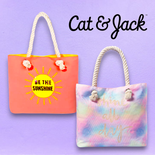 New Kids Cat & Jack Summer Tote Bags | eBay