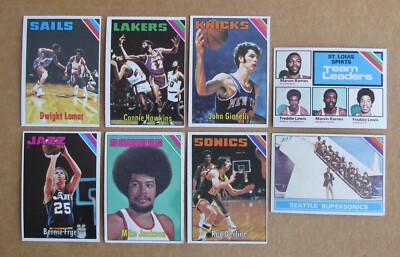 1975-76 TOPPS BASKETBALL CARD SINGLES #1-275 COMPLETE YOUR SET PICK ...