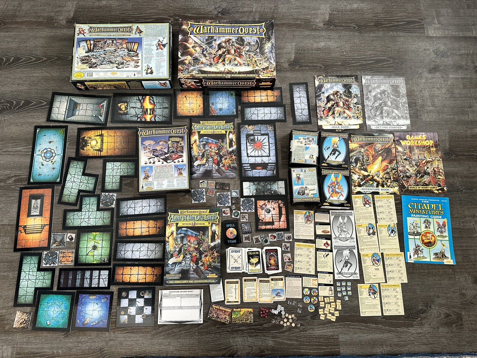 Warhammer Quest 1995 and Lair of the Orc Lord OOP Games Workshop Board ...