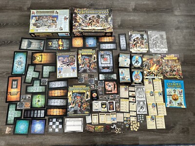 Warhammer Quest 1995 and Lair of the Orc Lord OOP Games Workshop Board ...