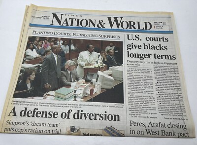 OJ Simpson Dream Team Johnnie Cochran A Defense Of Diversion Nation ...