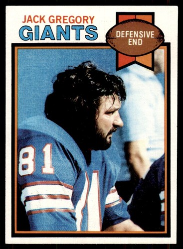 1979 Topps Jack Gregory New York Giants #291 | eBay
