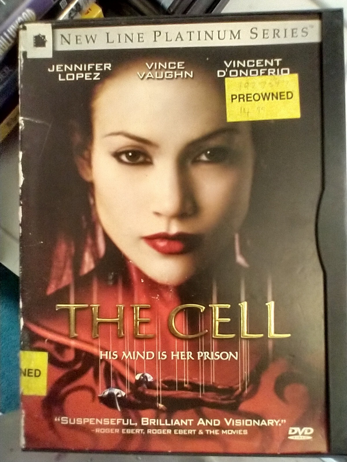 The Cell DVD 2000 Jennifer Lopez 794043515026| eBay