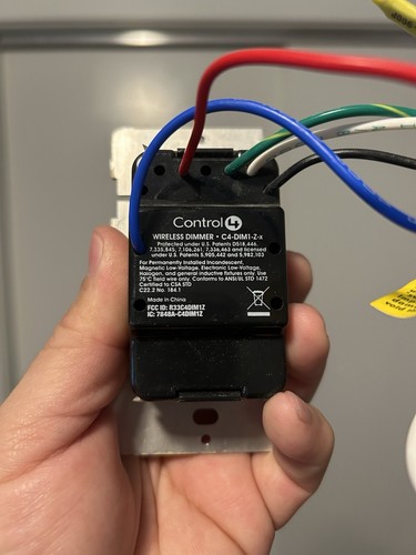 Control4 Control 4 Wireless Dimmer C4-DIM1-Z (light almond) | eBay